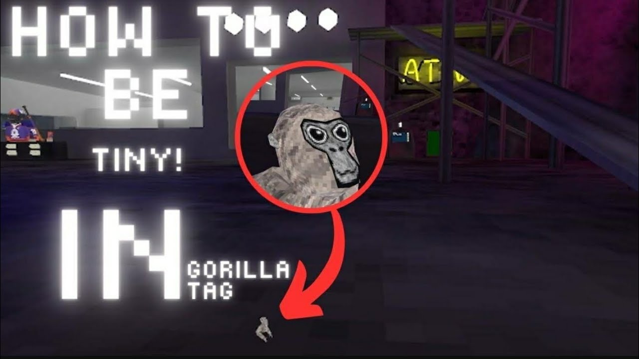 How to be *TINY* in Gorilla Tag! | Gorilla Tag VR 2023 (Requires PC ...