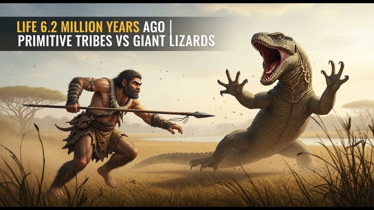 Life 6.2 Million Years Ago | Primitive Tribes Struggle Against Giant ...