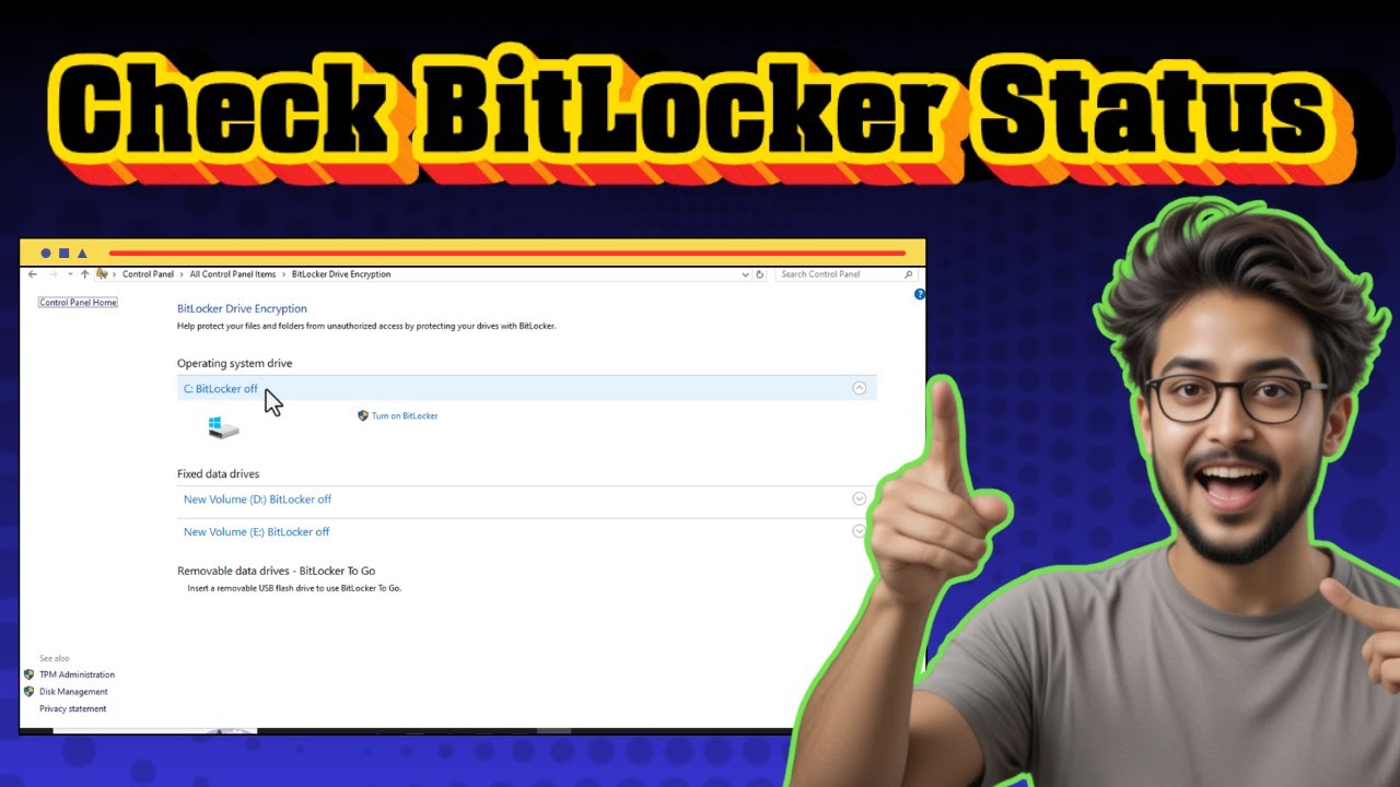 How to Tell if Bitlocker is Enabled in Windows 10 | Check Encryption ...