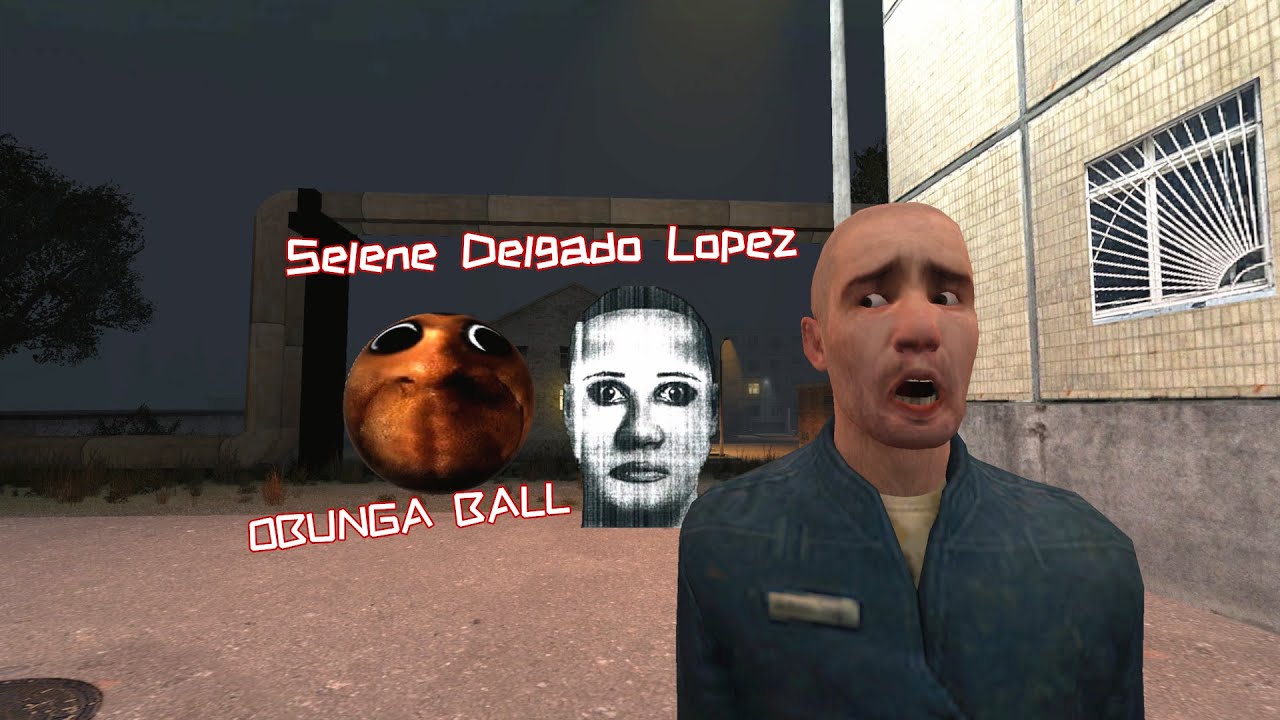 Nextbot Obunga ball and Selene Delgado Lopez Chase me-(Garry's Mod ...