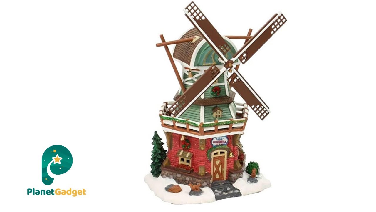 Stony Brook Windmill 25384 | Lemax 2012 - YouTube