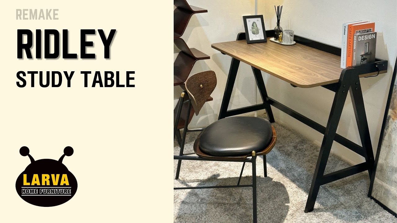Ridley Study Table | Larva Home Furniture - YouTube