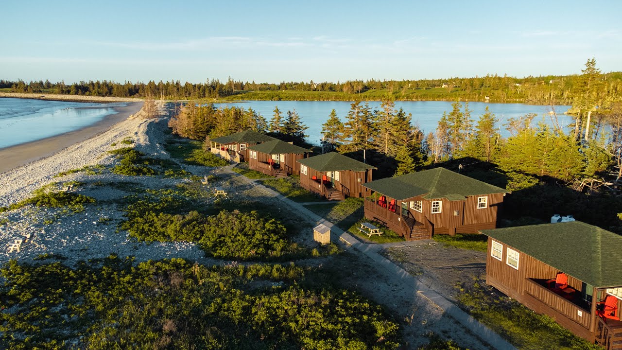 Rustic Cottages at White Point Beach Resort - YouTube
