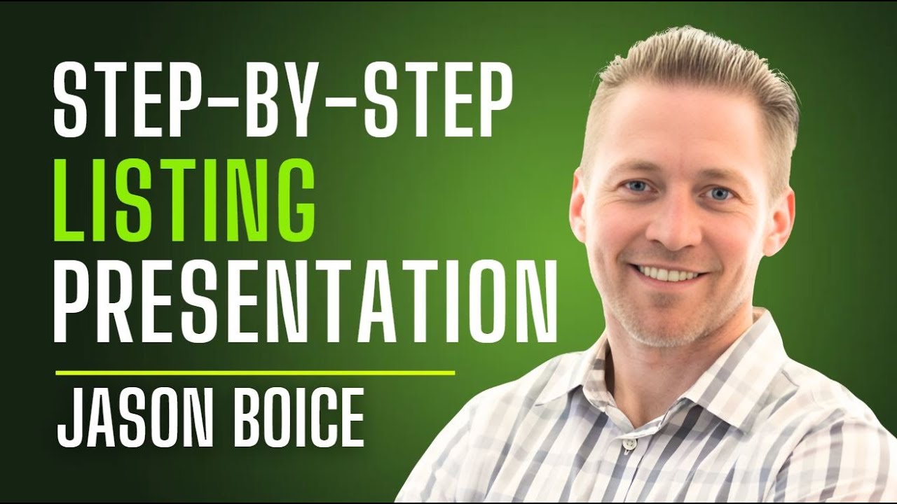 Listing Presentations! Exactly What to Say with Jason Boice - YouTube