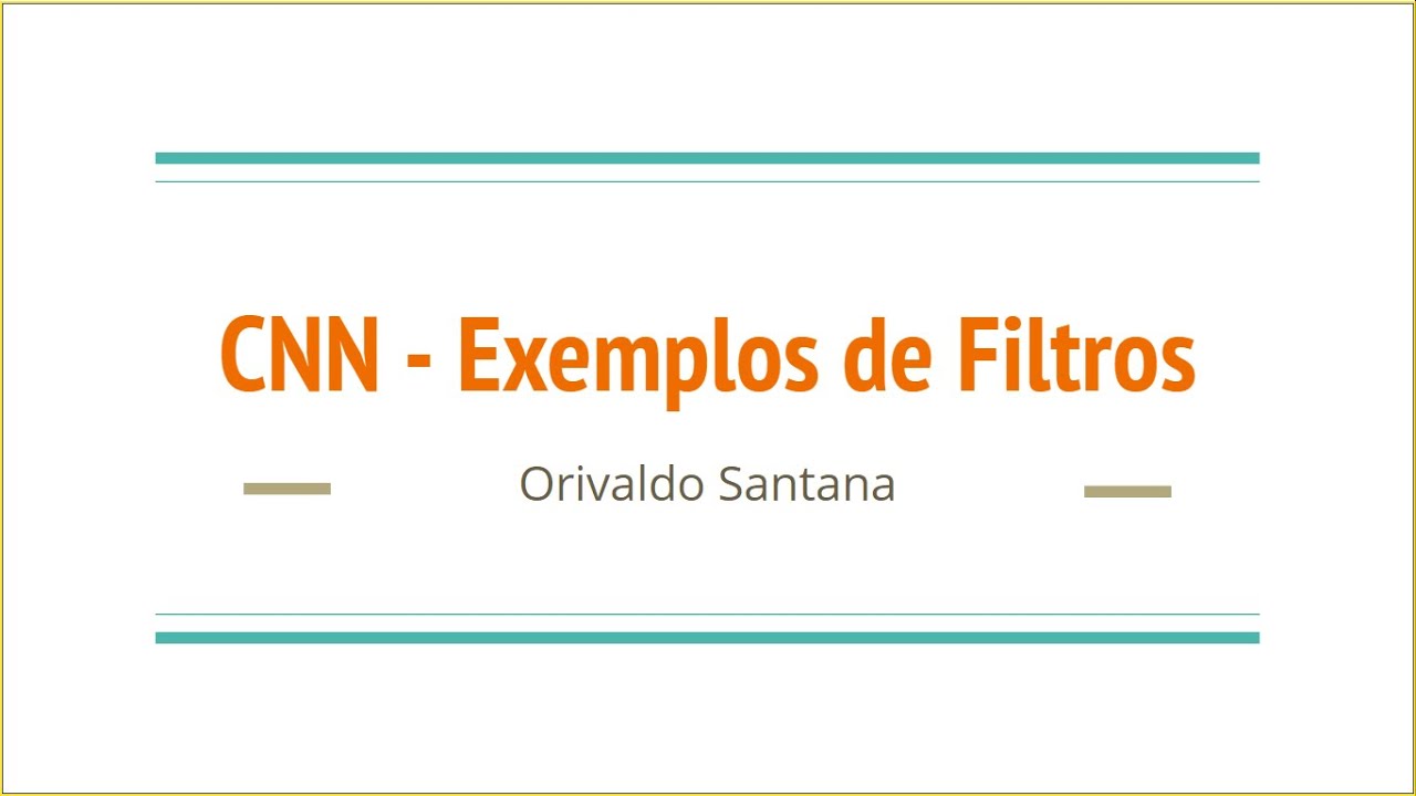 Rede Convolucional: Exemplos de filtros - YouTube