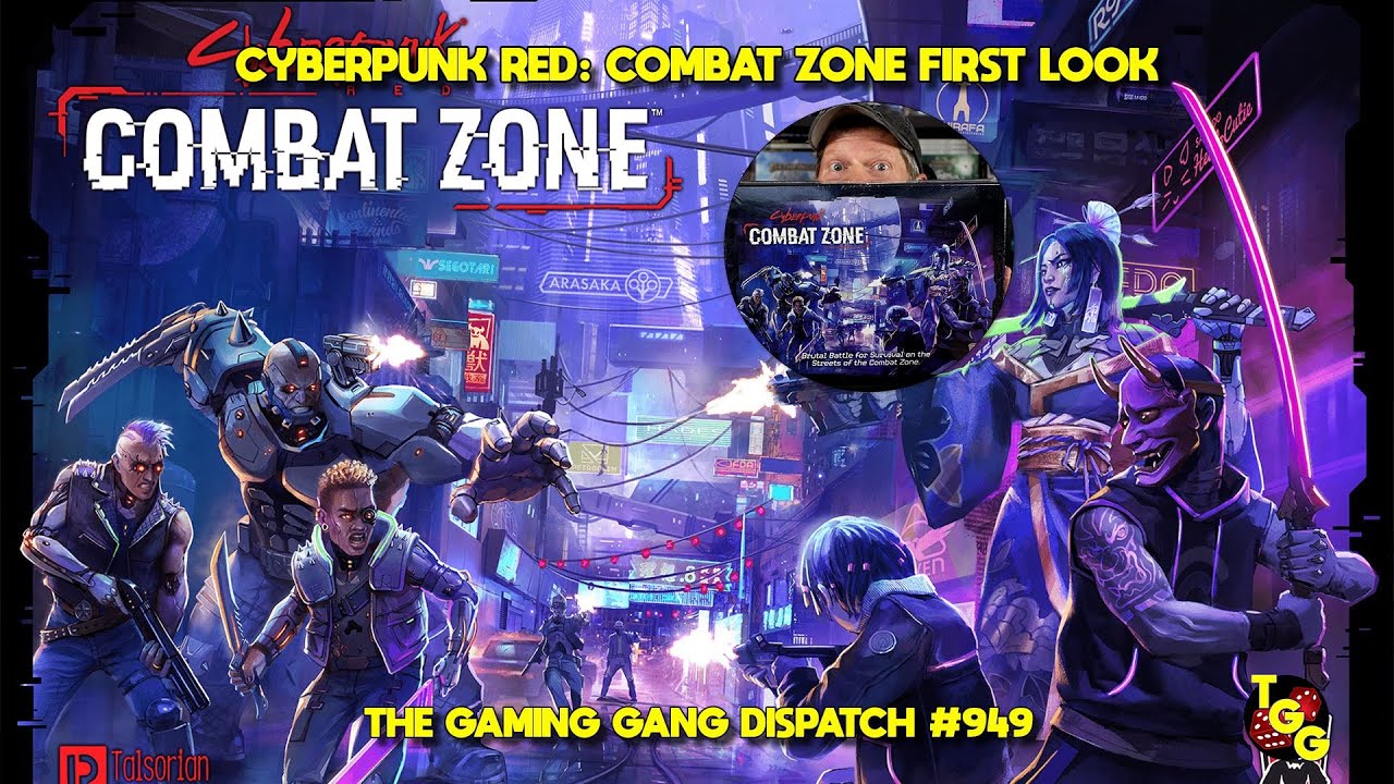 Cyberpunk RED: Combat Zone Unboxing and First Look on The Gaming Gang ...