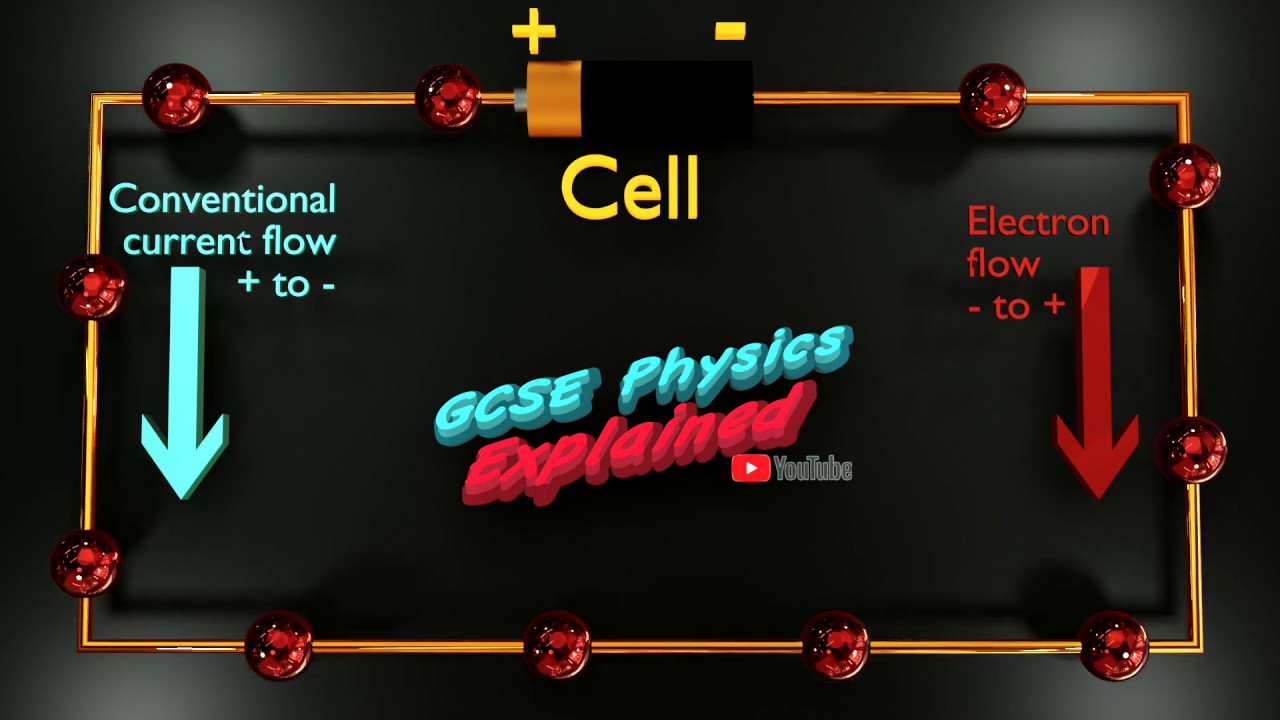 Conventional current and electron flow (SP10a) - YouTube
