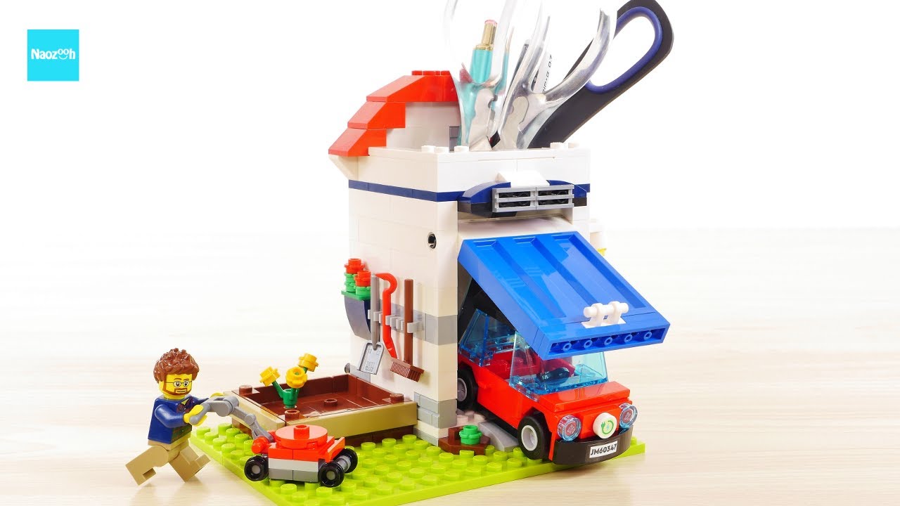 レゴ ペン立て 40188 ／ LEGO Pencil Pot Speed build & Review - YouTube