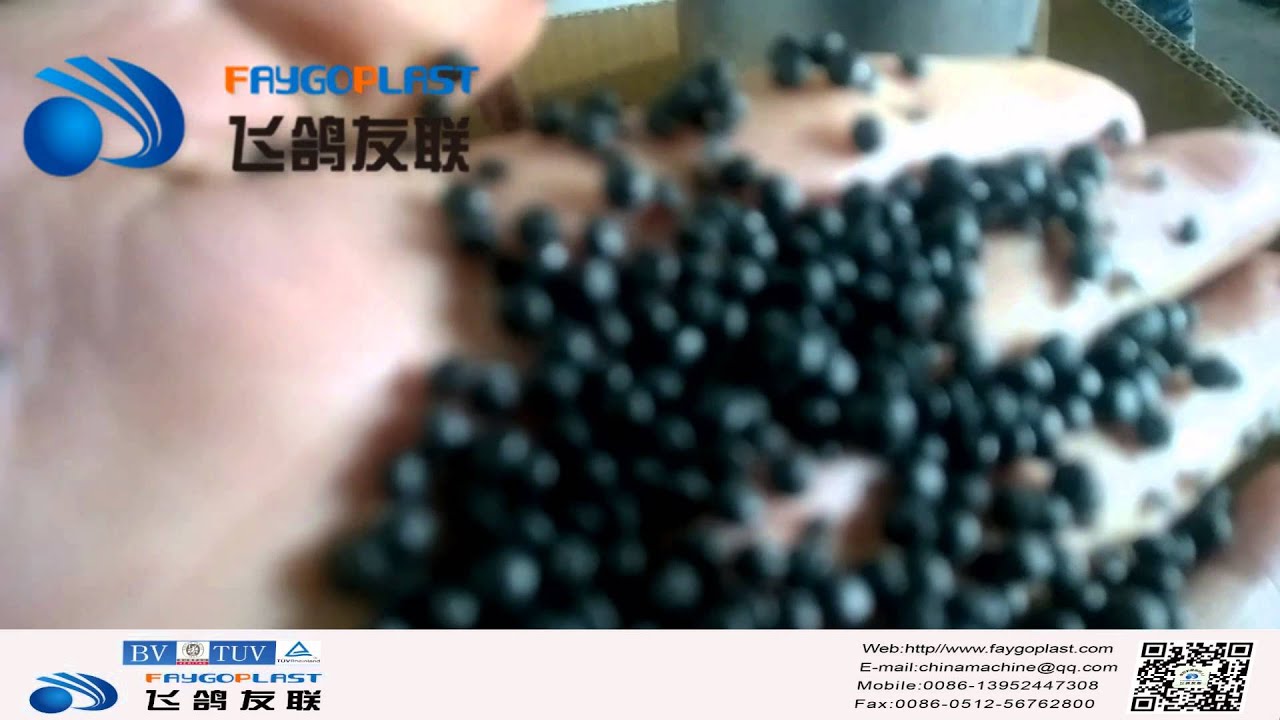 Pro Water Ring Cutting Pelletizing Machine - YouTube
