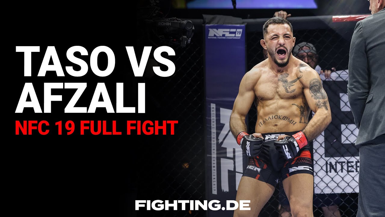 FREE FIGHT: TASO vs AFZALI | NFC 19 - FIGHTING - YouTube