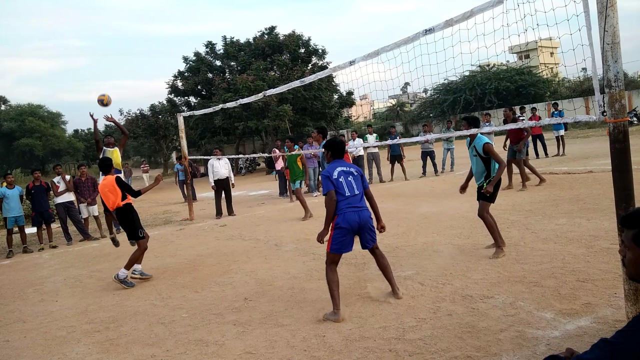 Hyderabad Dist Volleyball setter Razzaq SGF 2016 - YouTube