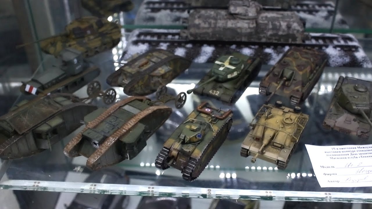 Выставка сборных моделей в Олимпийском / Exhibition of scale models ...