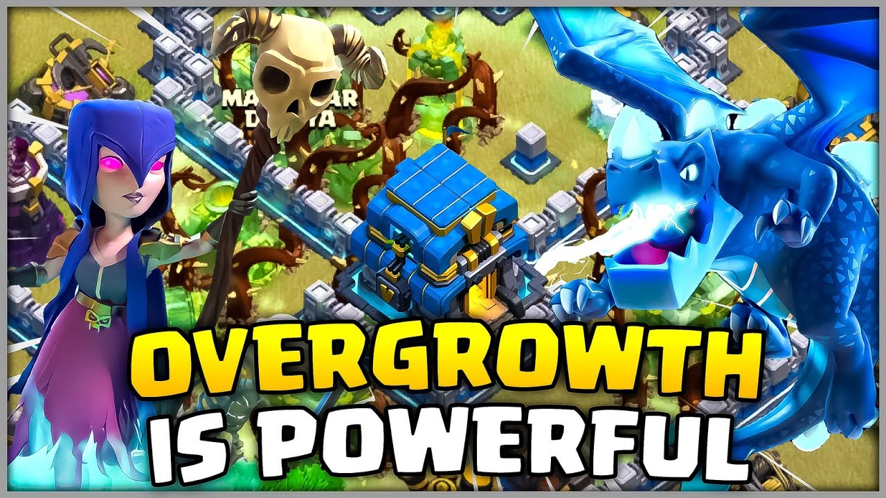 Top 3 BEST TH12 Powerful Attack Strategies with Overgrowth Spell! - YouTube