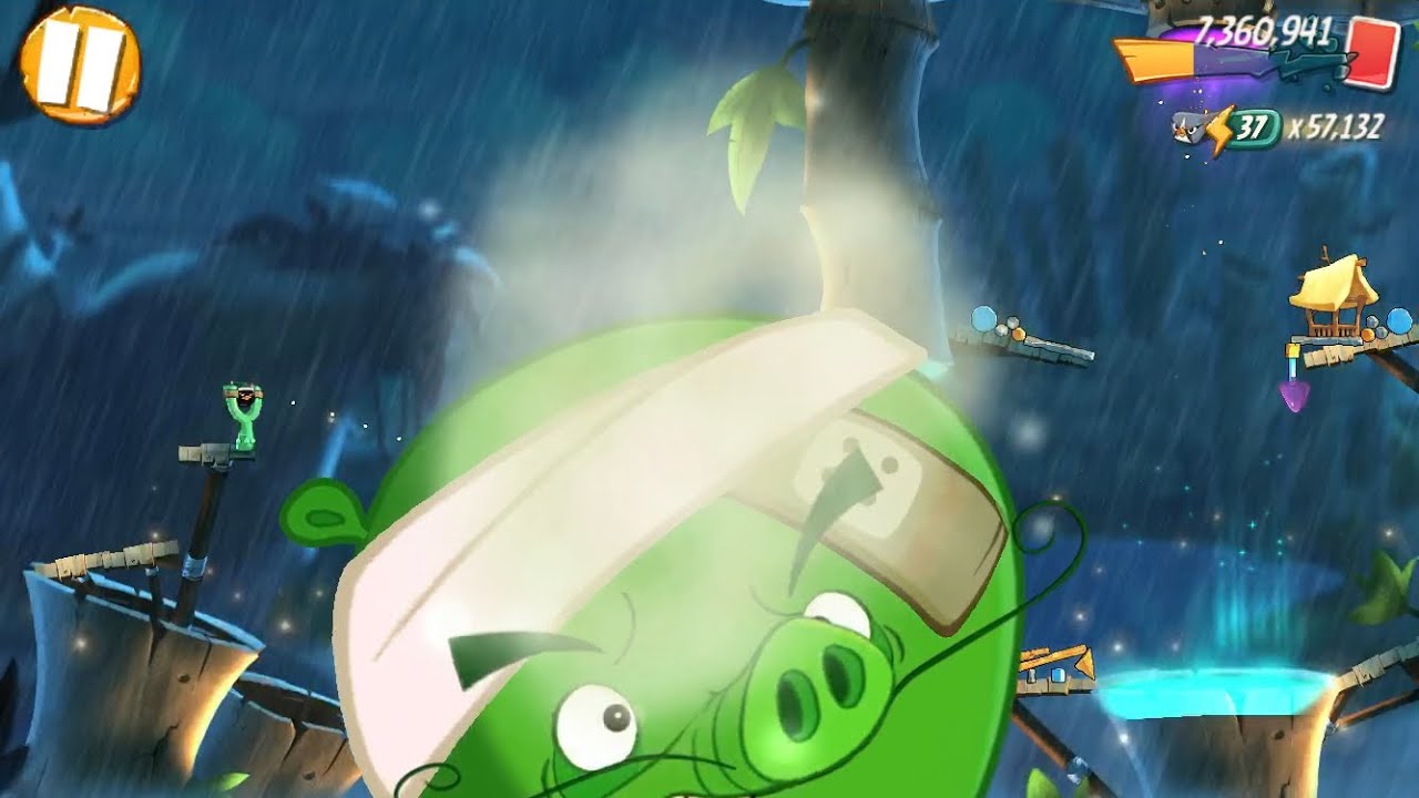 Angry birds 2 daily challenge Silver slam (Chef pig) Elite bird - YouTube