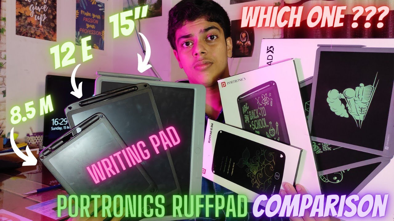 Portronics Ruff Pads Comparison... 8.5M vs 12E vs 15 inch. Which one ...