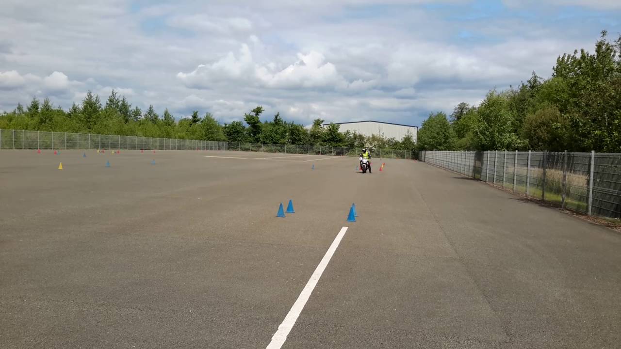 Mod 1 Test Newport Test Centre Slow Ride Followed By A U Turn YouTube
