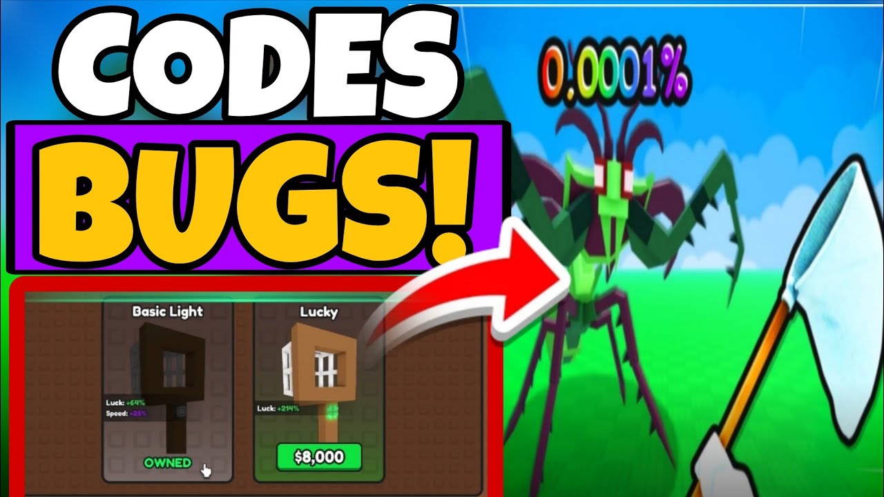 All* Secret *🐛Catch Bugs! Codes | Codes for 🐛Catch Bugs! Roblox 2026 ...