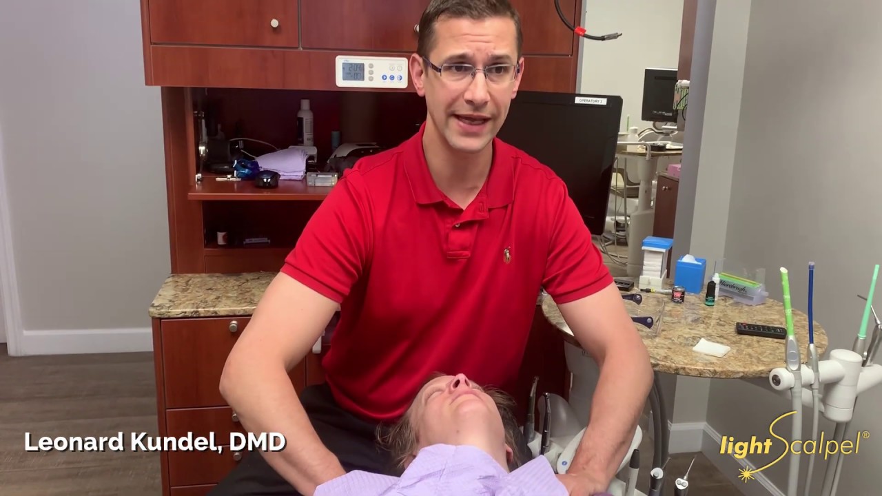 Osteopath Guided Laser Frenectomy Hyperflexible Patient Tongue Tie