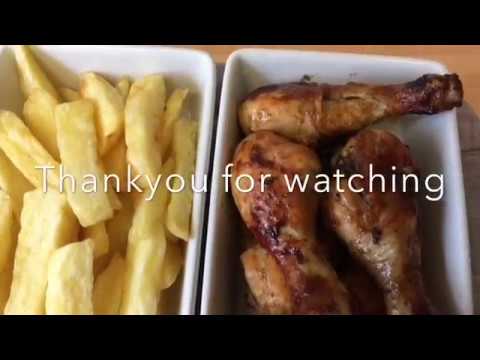 How to make chicken and chips - YouTube