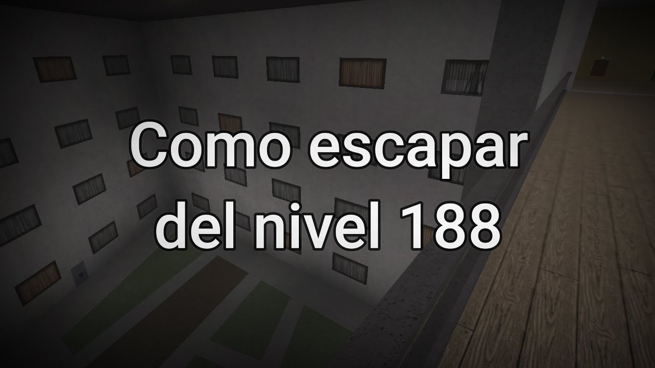 Como escapar del Nivel 188 en Shrek in the Backrooms | Roblox - YouTube