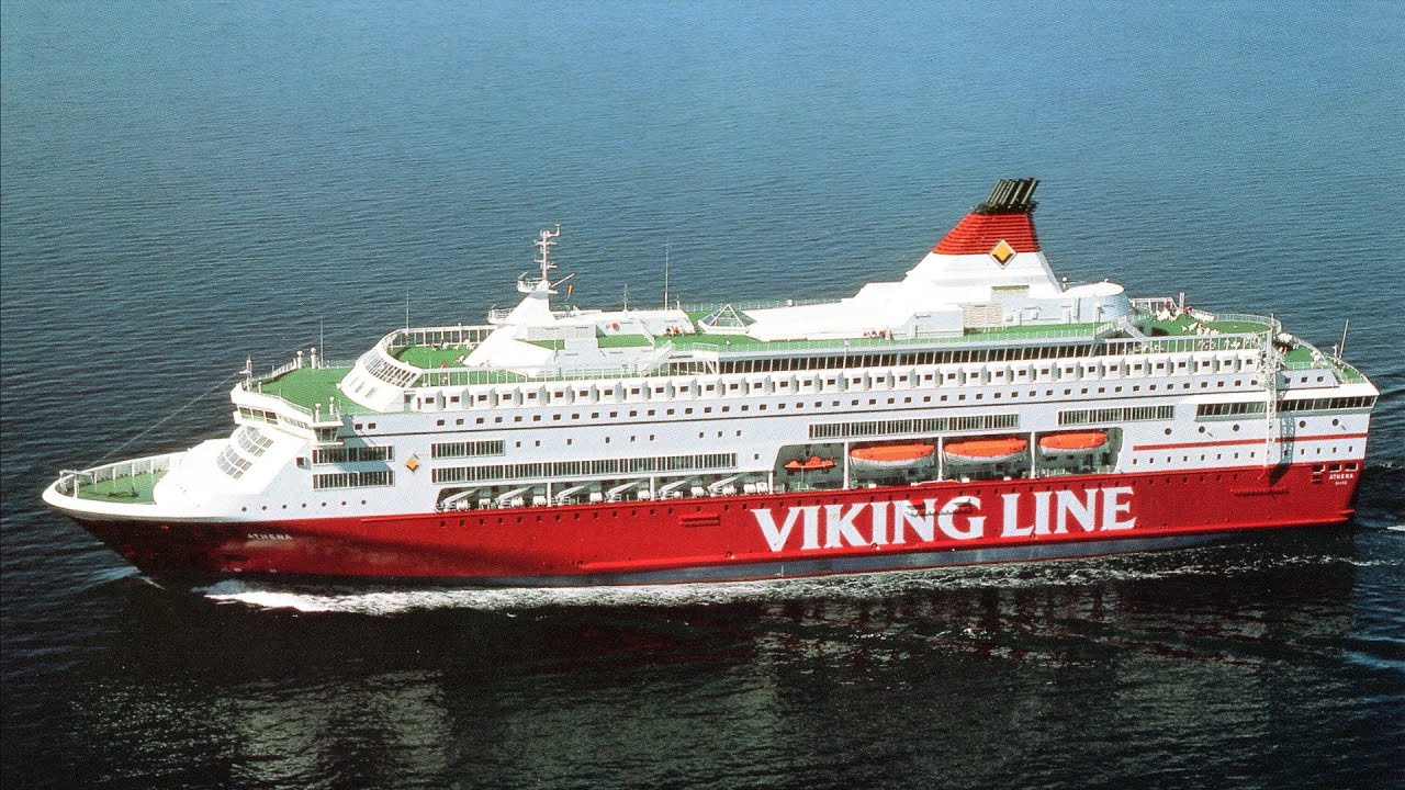 Viking Line Ferry Athena 1989 - YouTube