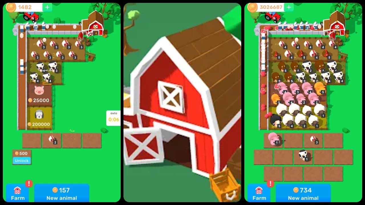 Merge Farm Tycoon Mobile Game | Gameplay Android & Apk - YouTube