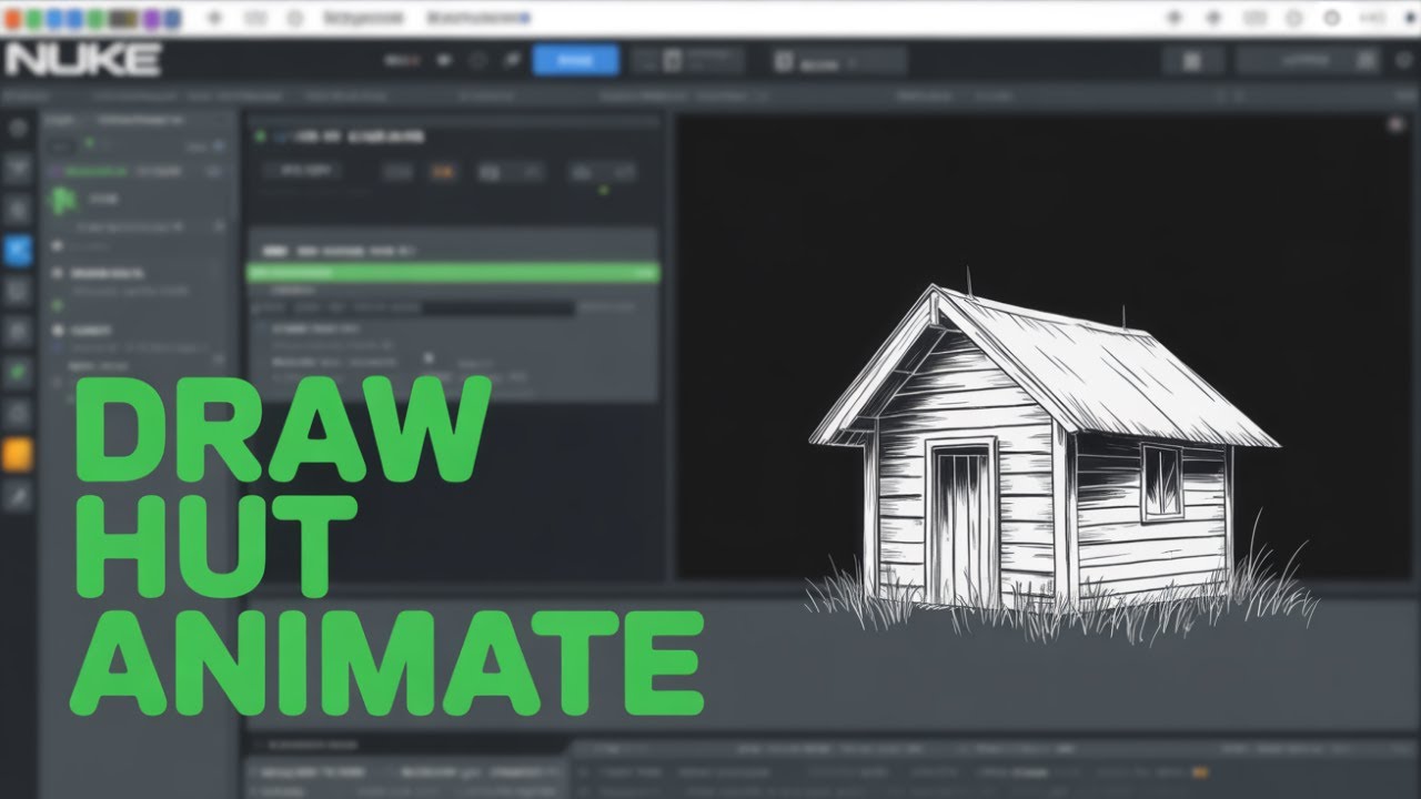 How To Draw Hut In Animate - YouTube