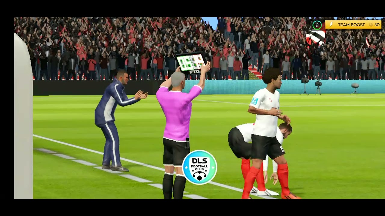 DLS football gameplay 2023 DRE vs FST maths - YouTube