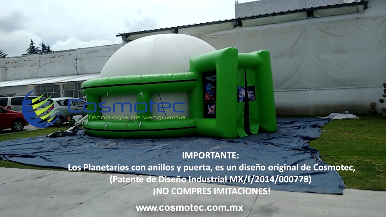 DOMO, PLANETARIO MÓVIL 360, MULTIPROPOSITO COSMOTEC MÉXICO - YouTube
