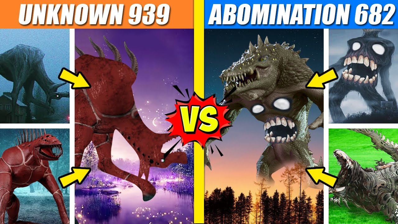 Unknown-939 (Unknown Howl X SCP-939) vs Abomination-682 (Abomination X ...