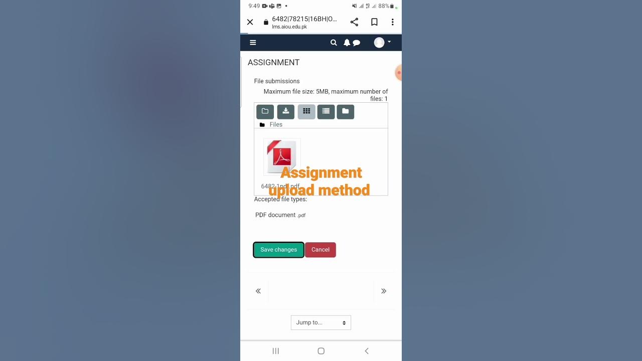 how to upload assignments aiou#//#upload assignments 2023//#upload assignment - YouTube