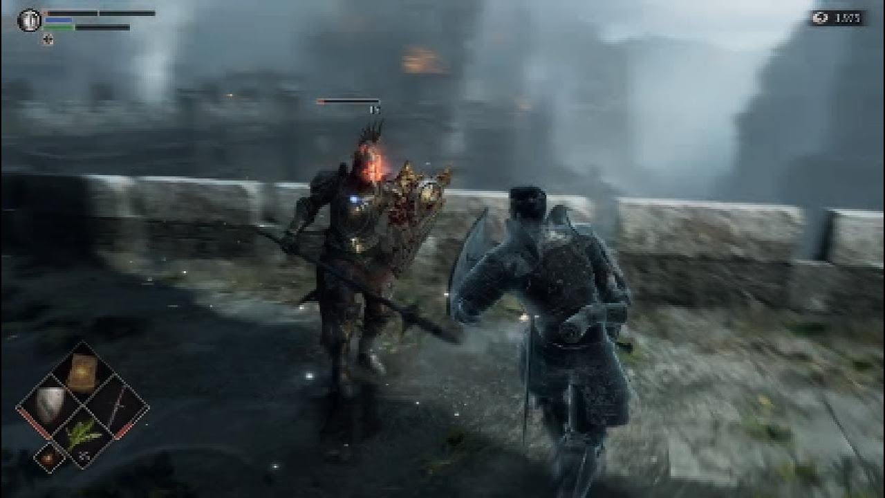 Demon's Souls - Red & Blue Eye Knights - YouTube