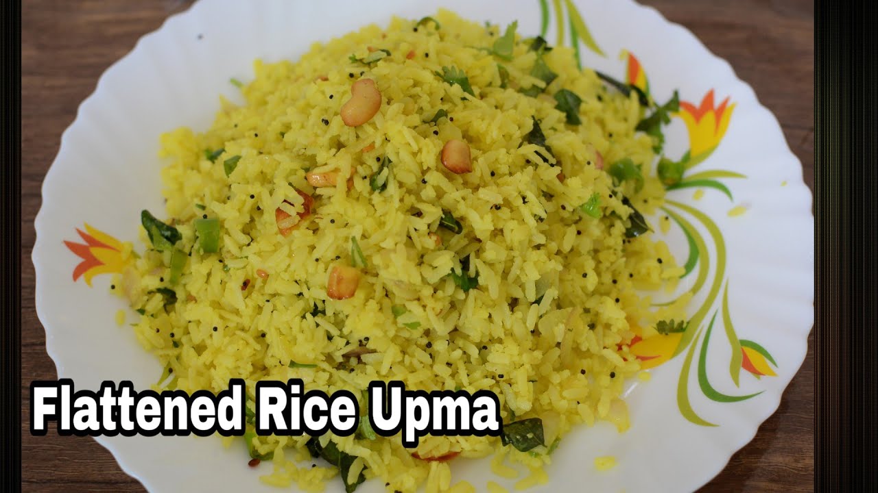 Flattened Rice Upma| Poha Upma |Aval Upma - YouTube