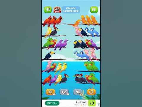 Bird Sort Puzzle l Classic Level 322 l Bird Sort Color Puzzle l Bird Sort Puzzle Challenge # ...