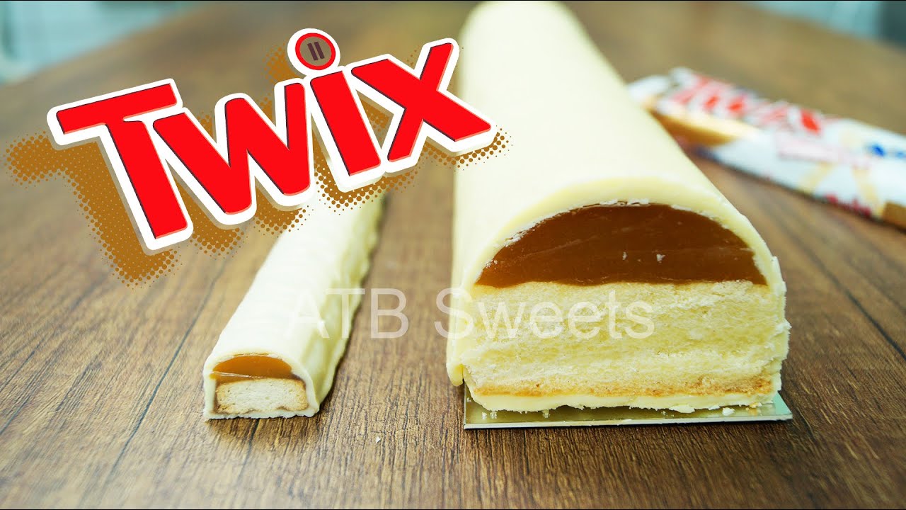 Giant White Twix. Homemade Twix bar. Giant sweets - YouTube