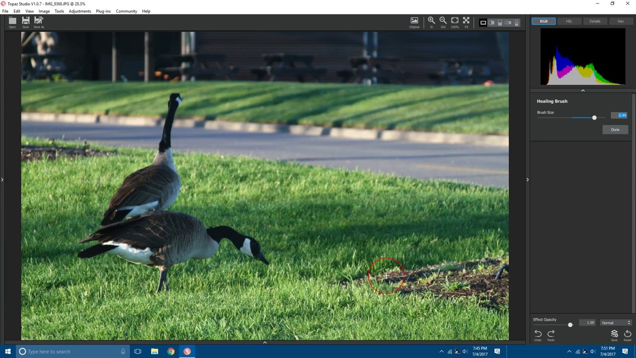 Topaz Studio - Healing Tool - YouTube