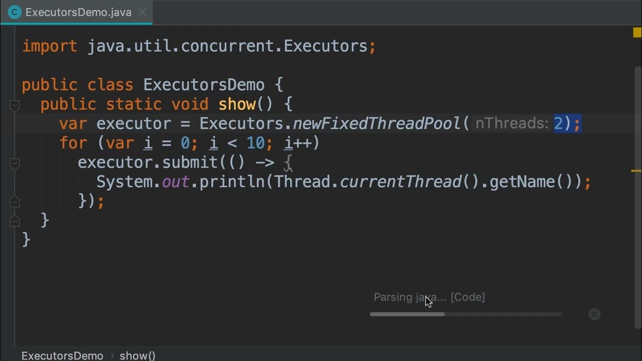Java #216 - Executors [By Mosh Hamedani] - YouTube