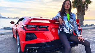sexy red corvette stingray | Her Drive in Style