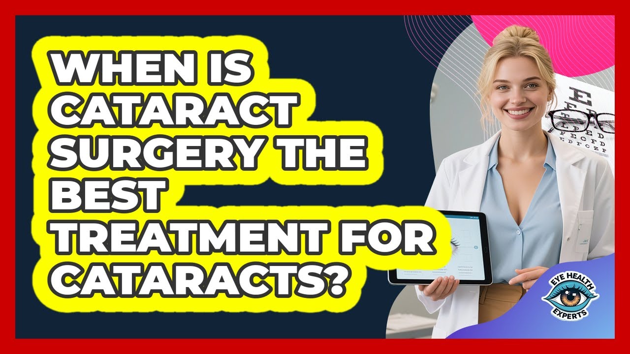 When Is Cataract Surgery The Best Treatment For Cataracts? - Eye Health ...