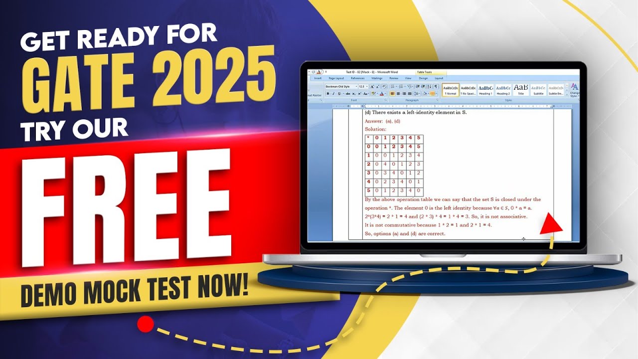 Get Ready for GATE 2025 Try Our Free Demo Mock Test Now | GATE 2025 ...