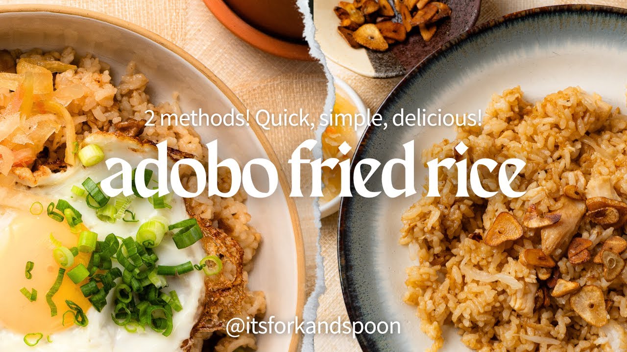 2 Easy Adobo Fried Rice Recipes – Which One Will You Love More? - YouTube