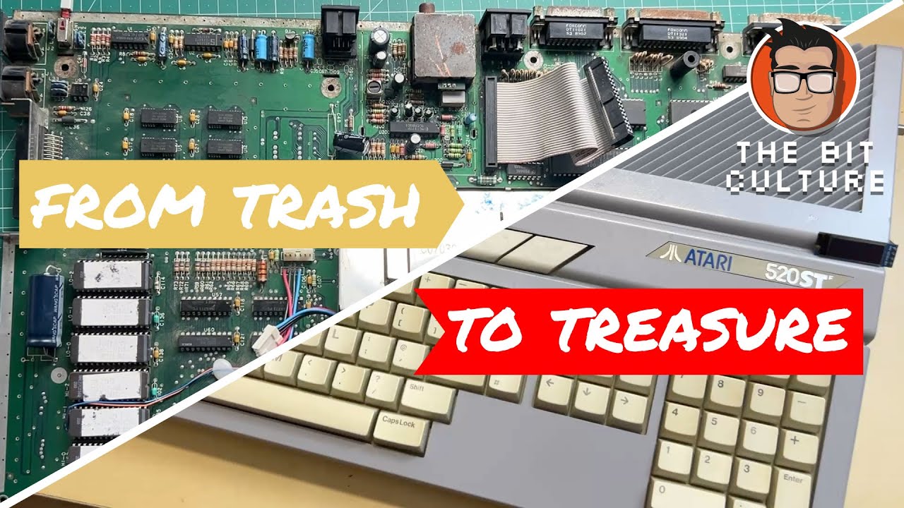Bringing an Atari STFM Back to Life from Spare Parts - YouTube