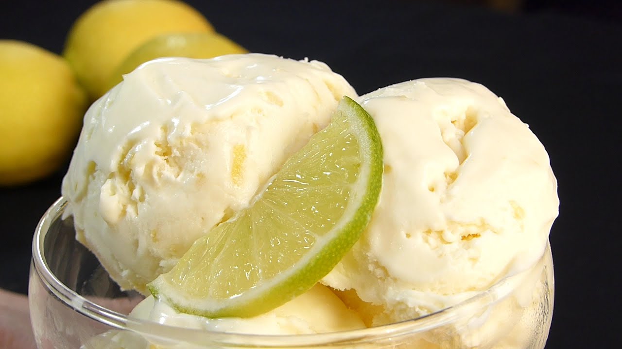 Helado de Limón 🍋 | Receta de helado - YouTube