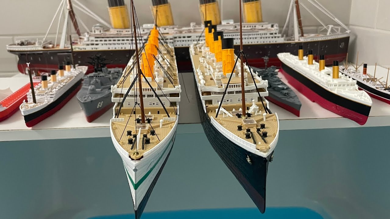 Titanic and Britannic Back to Back Review of SHips and All Ships ...