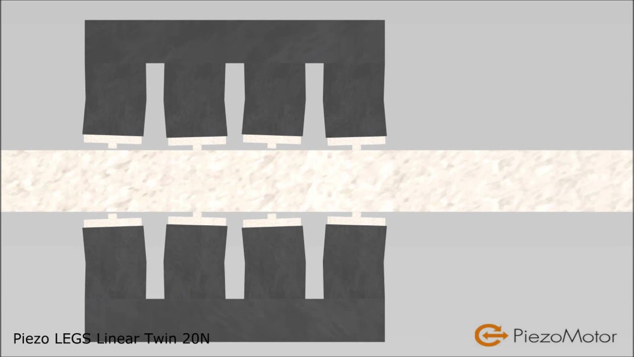 Walking Principle Piezo LEGS Linear - YouTube