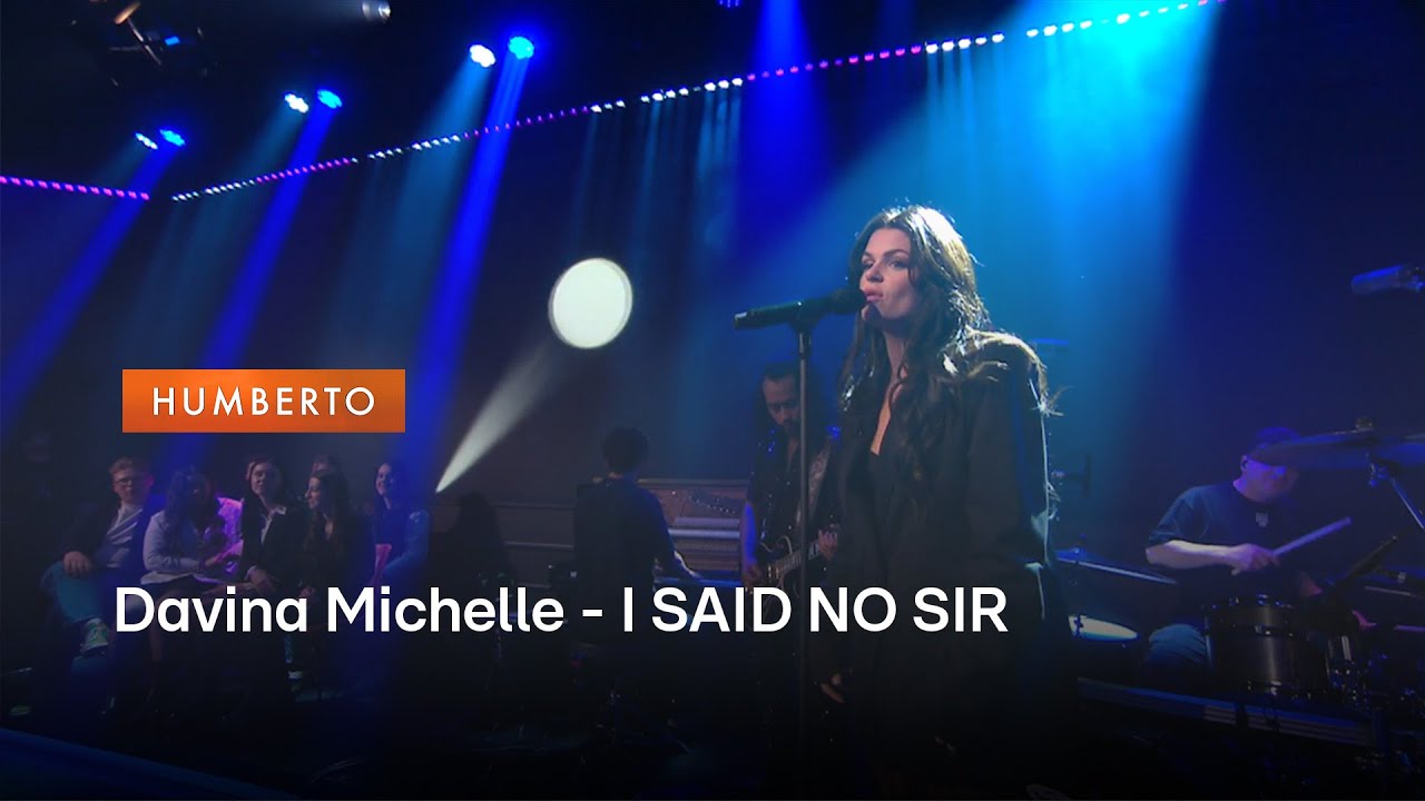Davina Michelle zet studio op z’n kop met I SAID NO SIR | Humberto ...
