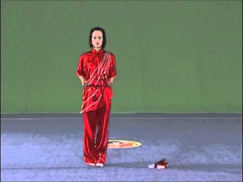 Wushu Elementary Routine (Part 1) : Basic movements of fist and equipement. - YouTube