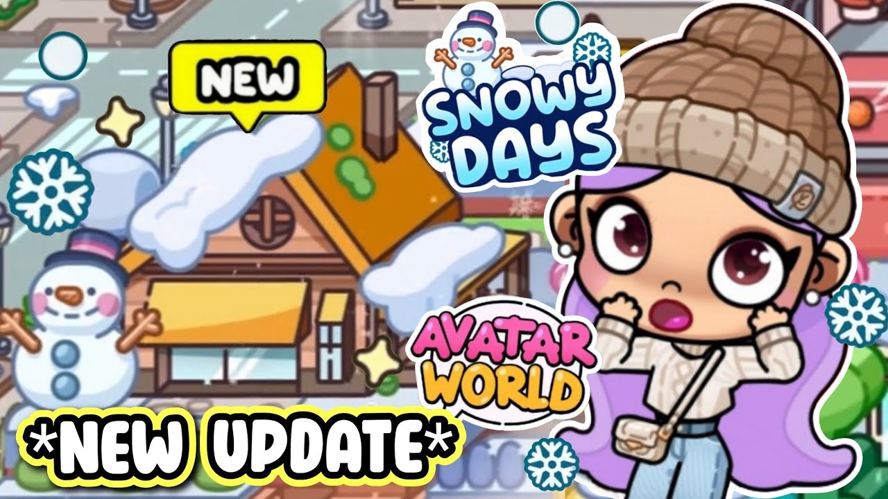 **SNOWY DAYS UPDATE** + FREE NEW OUTFIT IN AVATAR WORLD ️☃️ - YouTube