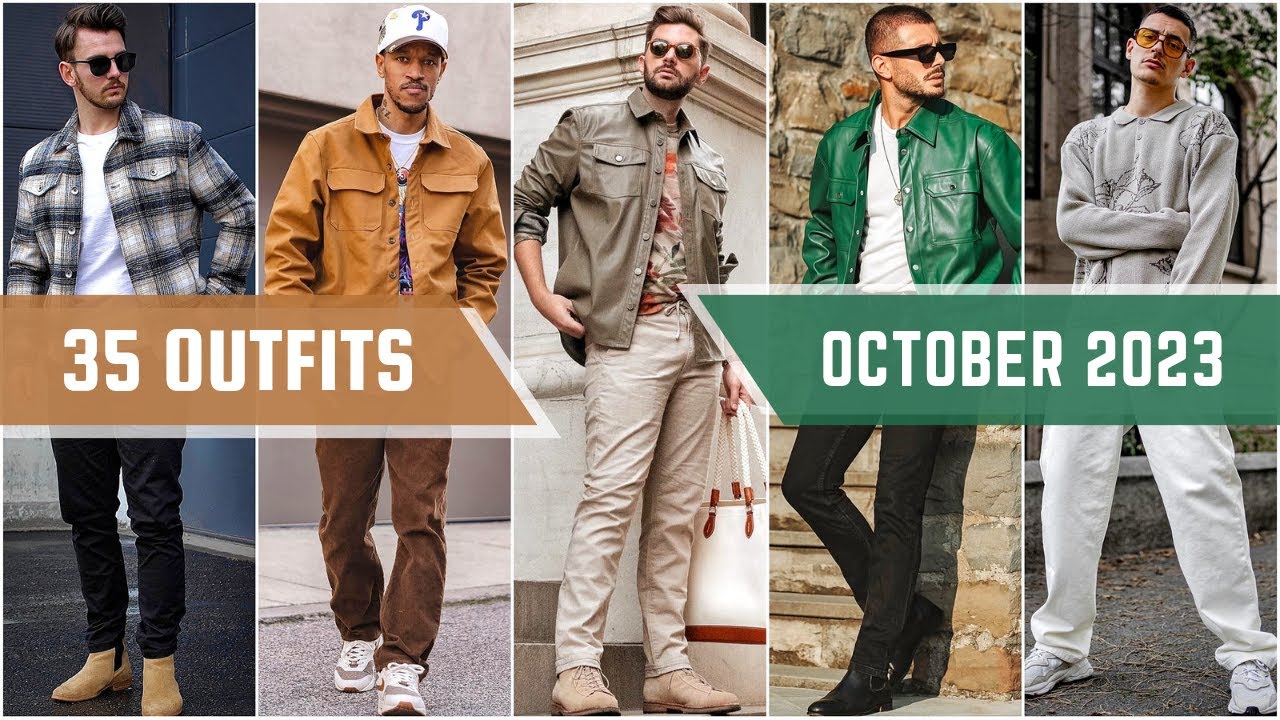 Top 35 Outfits of October 2023 | Men's Fall Fashion - YouTube