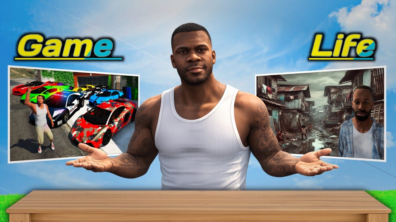 Franklin: Game vs Real Life 😱 First Scene Will Blow Your Mind - YouTube